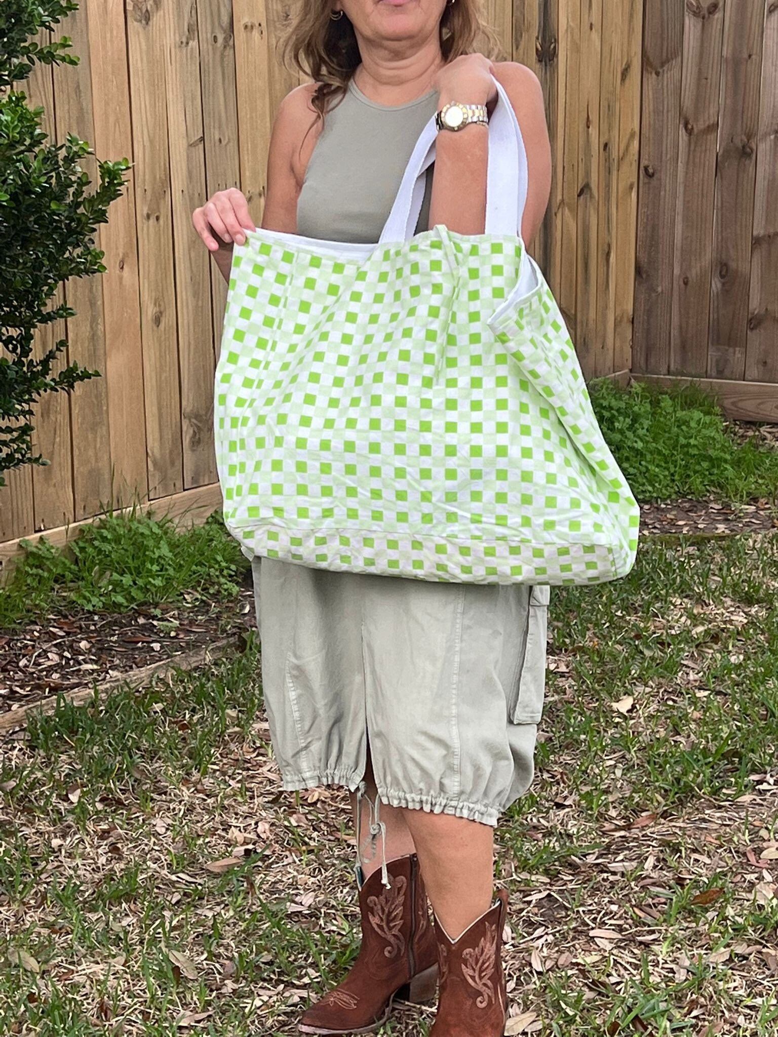 Green Color Fabric Bag Smaller Size Clutch Bag Inside - Etsy