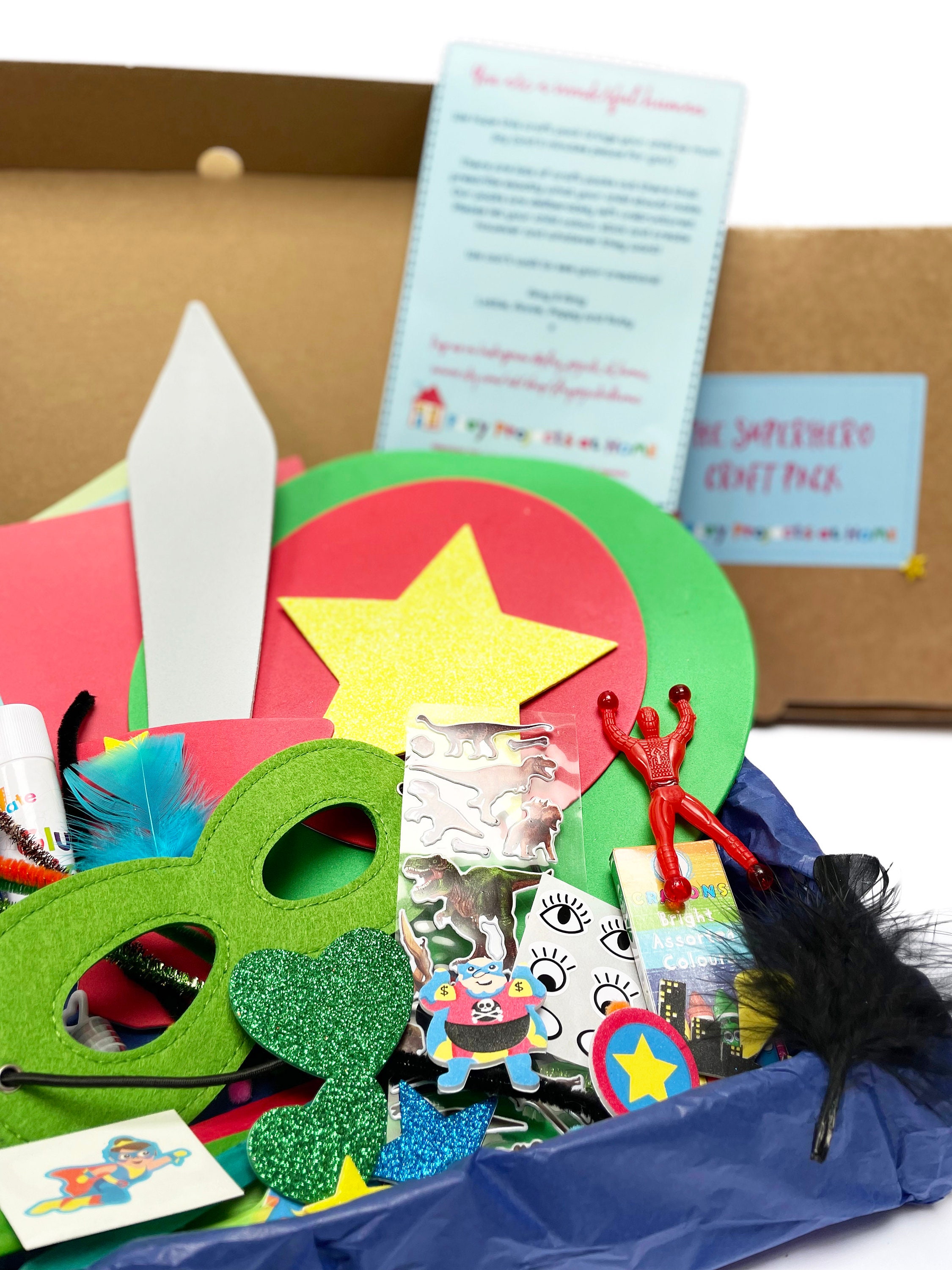 Kids Superhero Craft Pack // Superhero Present // Superhero Gifts ...