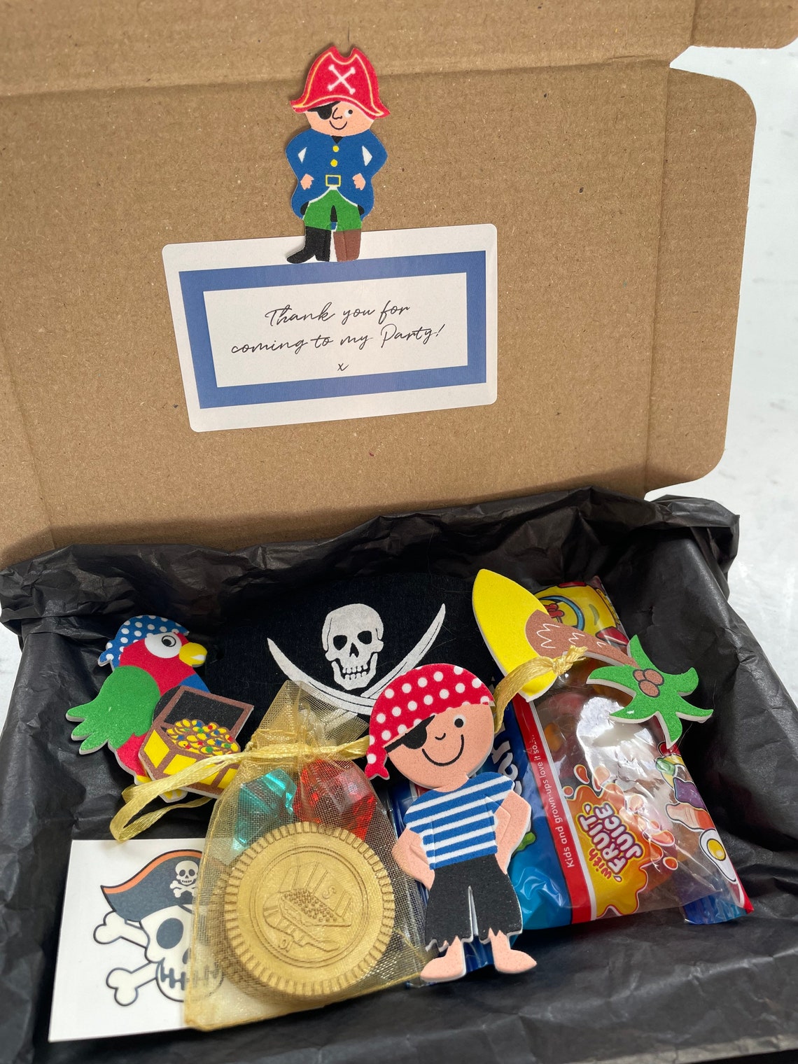 Pirate Party Boxes / Pirate Party / Pre Filled Party Bag / Box - Etsy