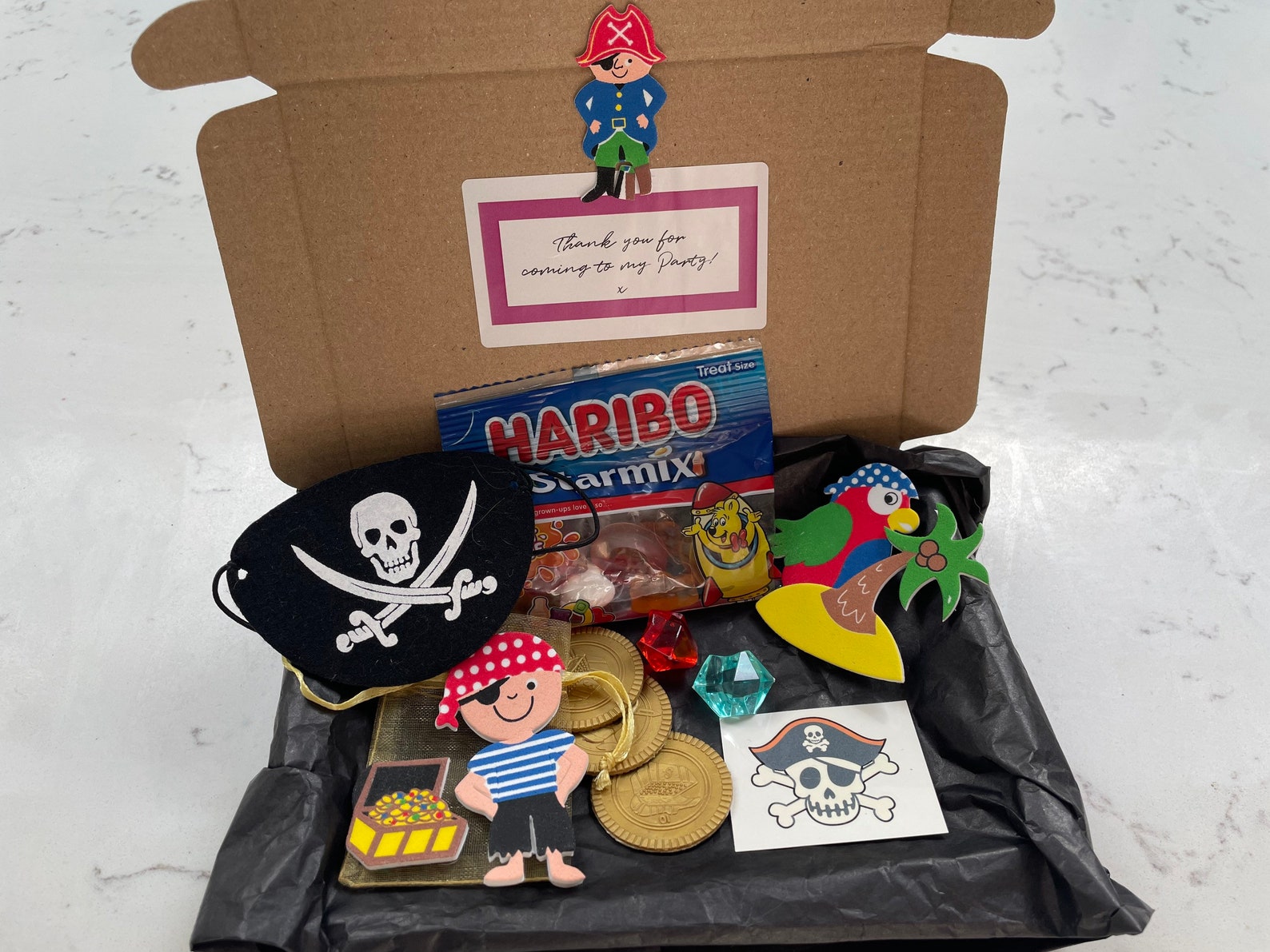 Pirate Party Boxes / Pirate Party / Pre Filled Party Bag / Box - Etsy