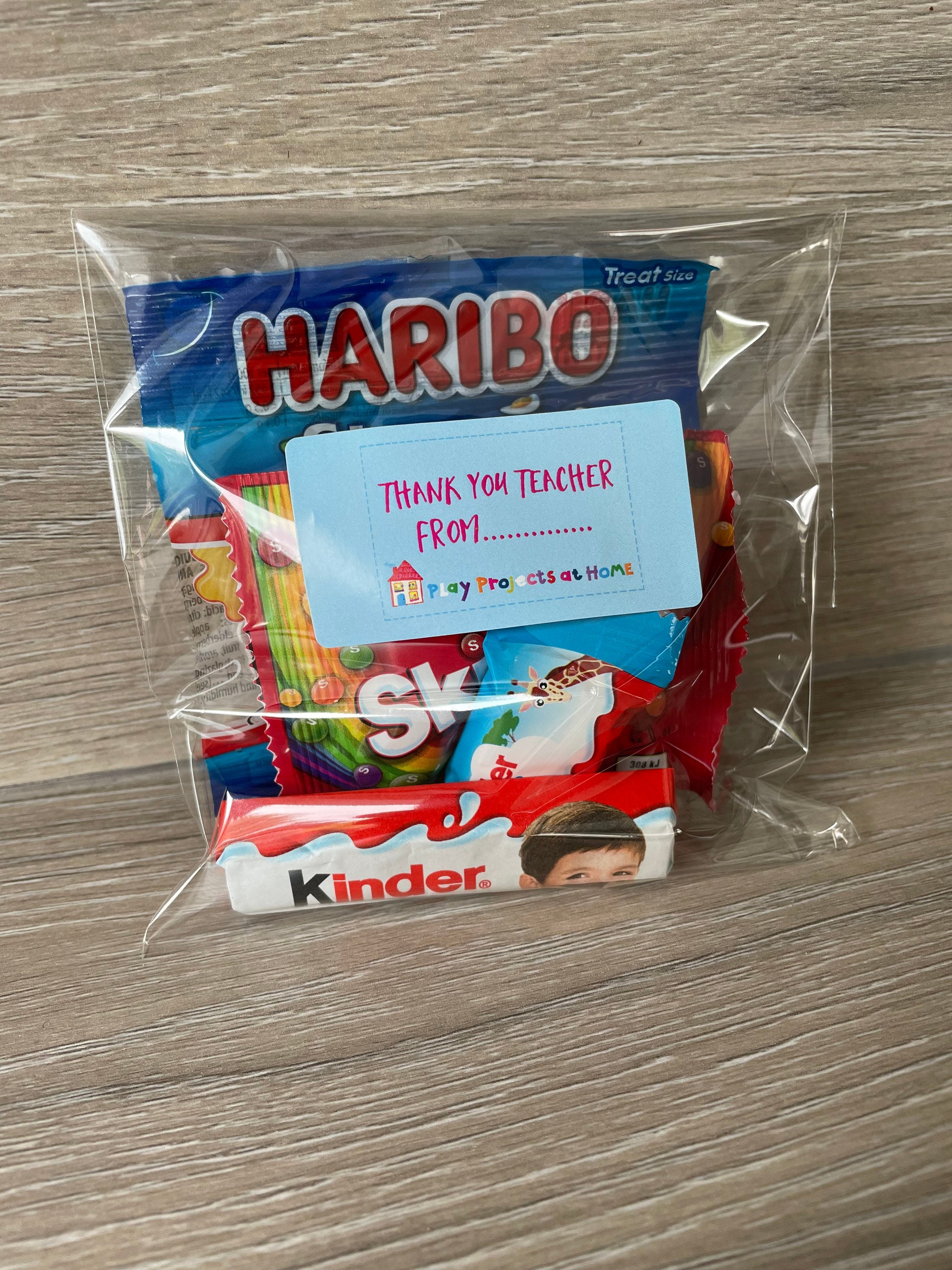 Birthday//thank You Teacher Personalised Sweet Bags - Etsy UK