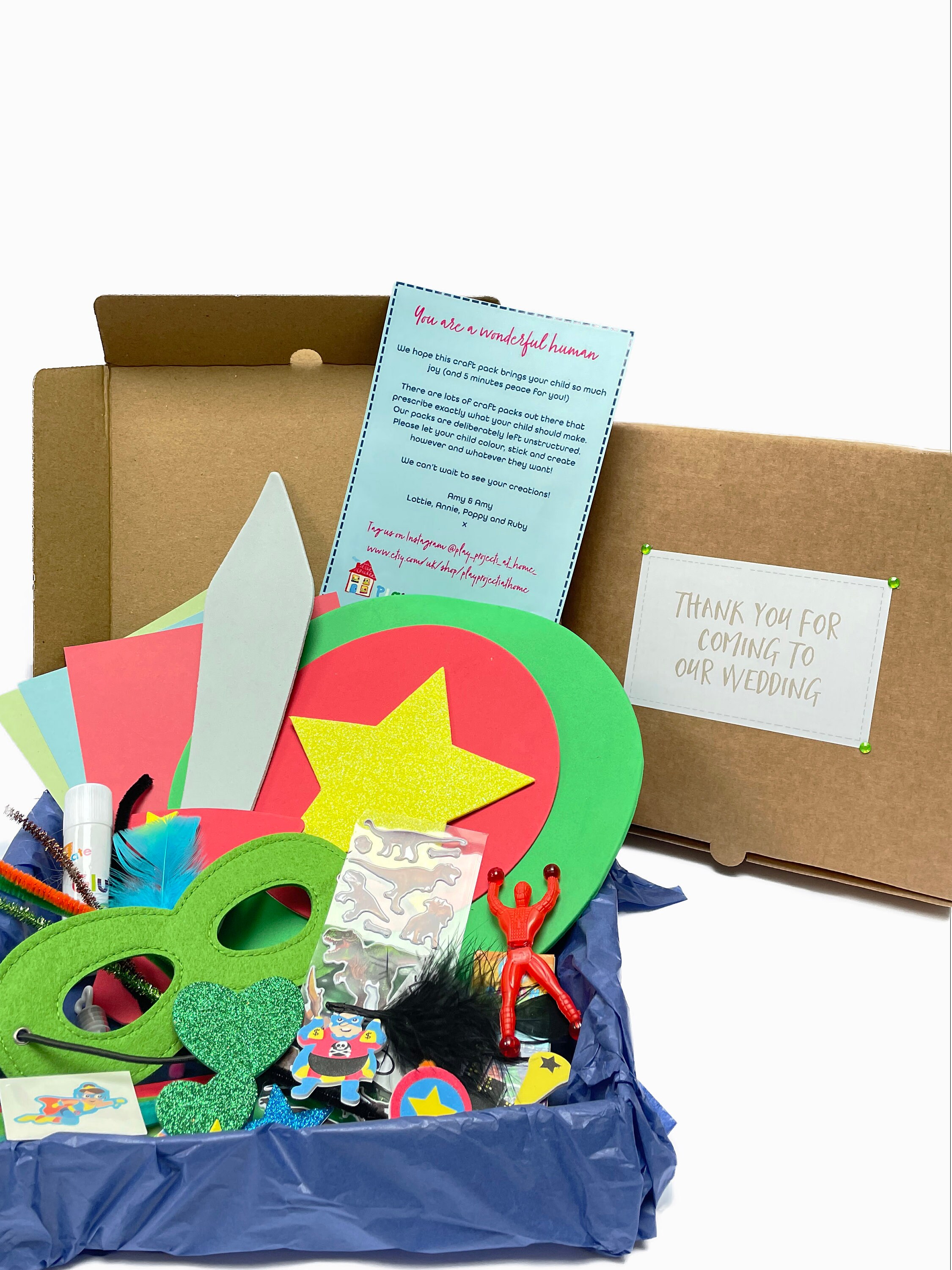 Kids Superhero Craft Pack // Superhero Present // Superhero Gifts ...