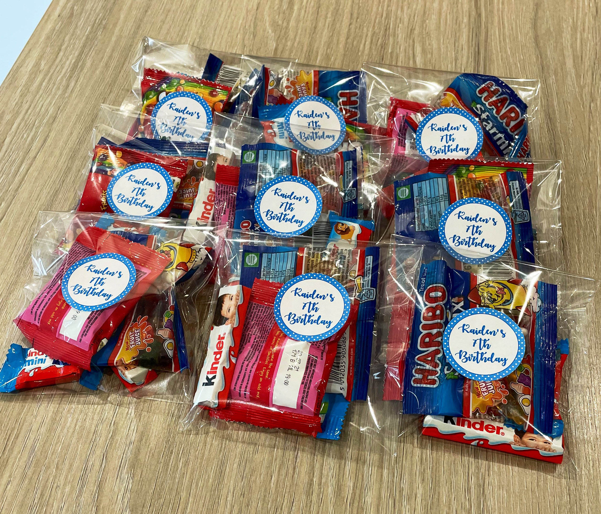 Birthday//thank You Teacher Personalised Sweet Bags - Etsy UK