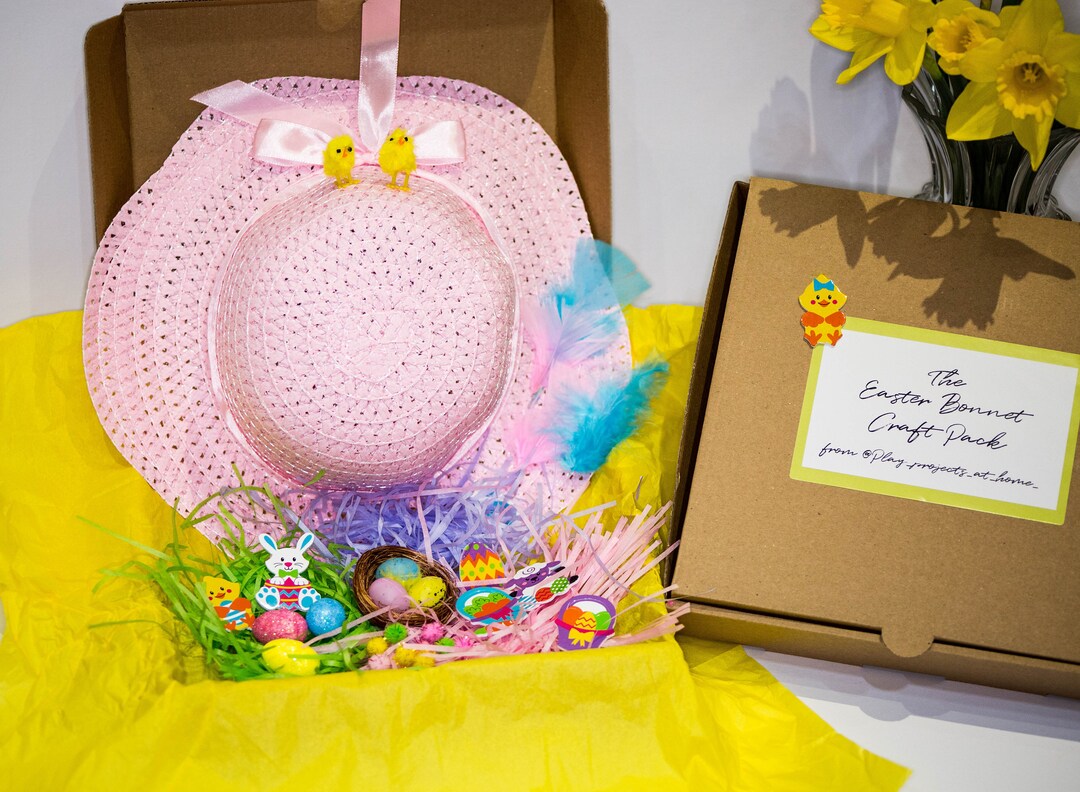 The Easter Bonnet Craft Pack / Easter Crafts / Kids Craft Gifts ...