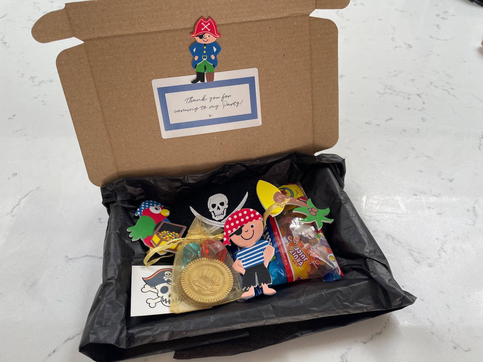 Pirate Party Boxes / Pirate Party / Pre Filled Party Bag / Box - Etsy