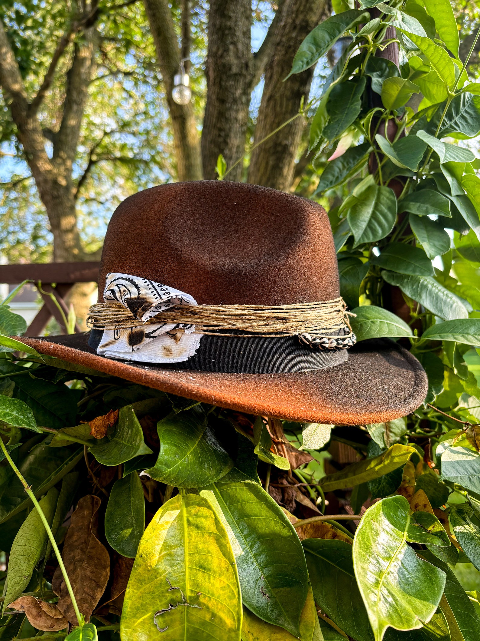 Western Style Custom Fedora Hat “the Florist” - Etsy