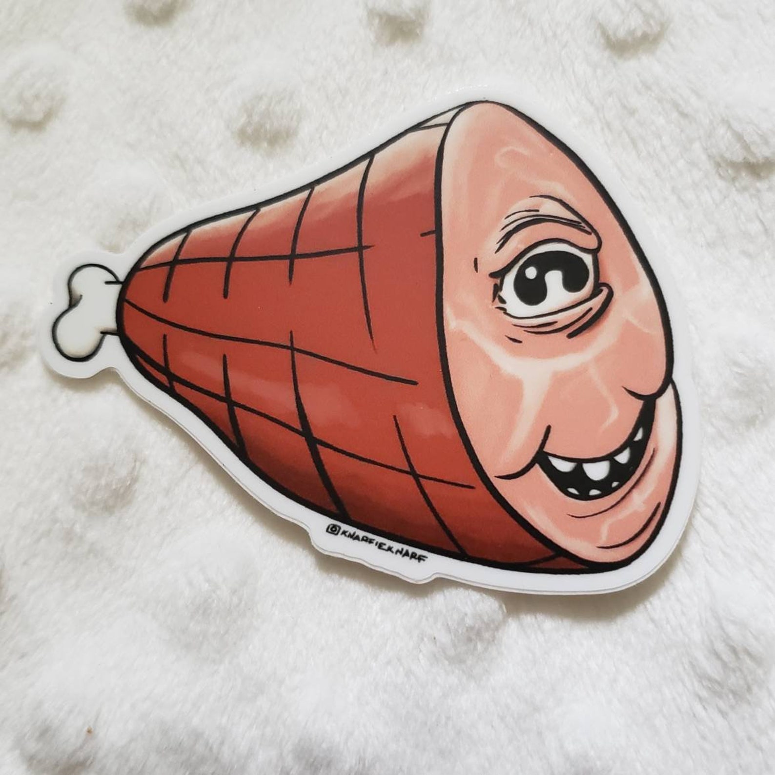 A Hammy Ham Sticker | Etsy