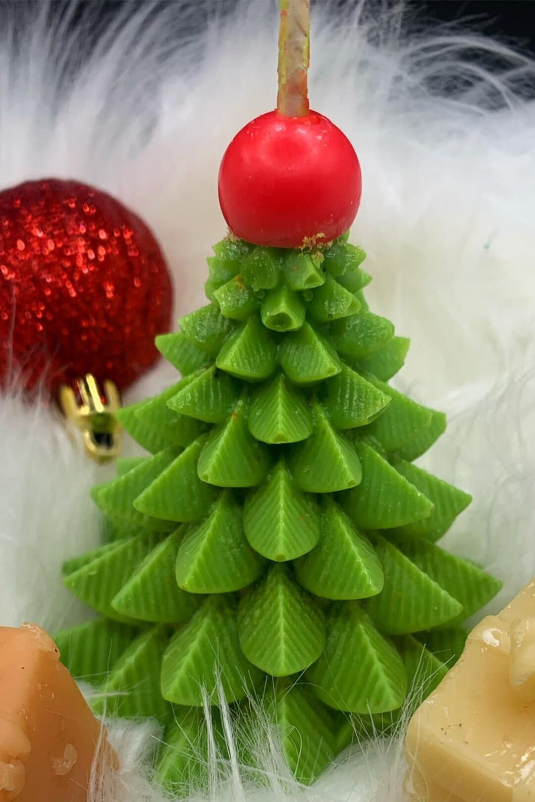Votive Christmas Tree Candle - Etsy