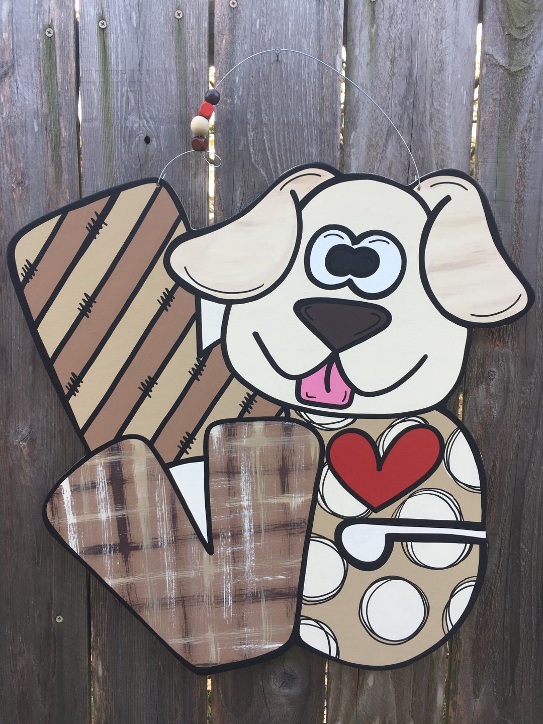 Puppy Love Door Hanger, Puppy Love Door Decor, Dog Door Hanger, Dog ...