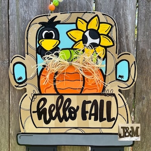 Happy Fall Truck Door Hanger - Etsy