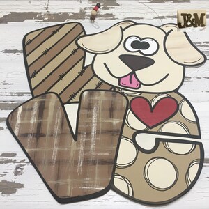 Puppy Love Door Hanger, Puppy Love Door Decor, Dog Door Hanger, Dog ...