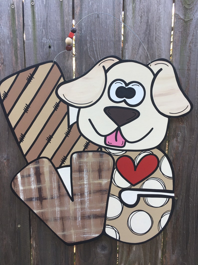 Puppy Love Door Hanger Puppy Love Door Decor Dog Door - Etsy