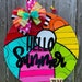 Hello Summer Beach Ball Round - Etsy