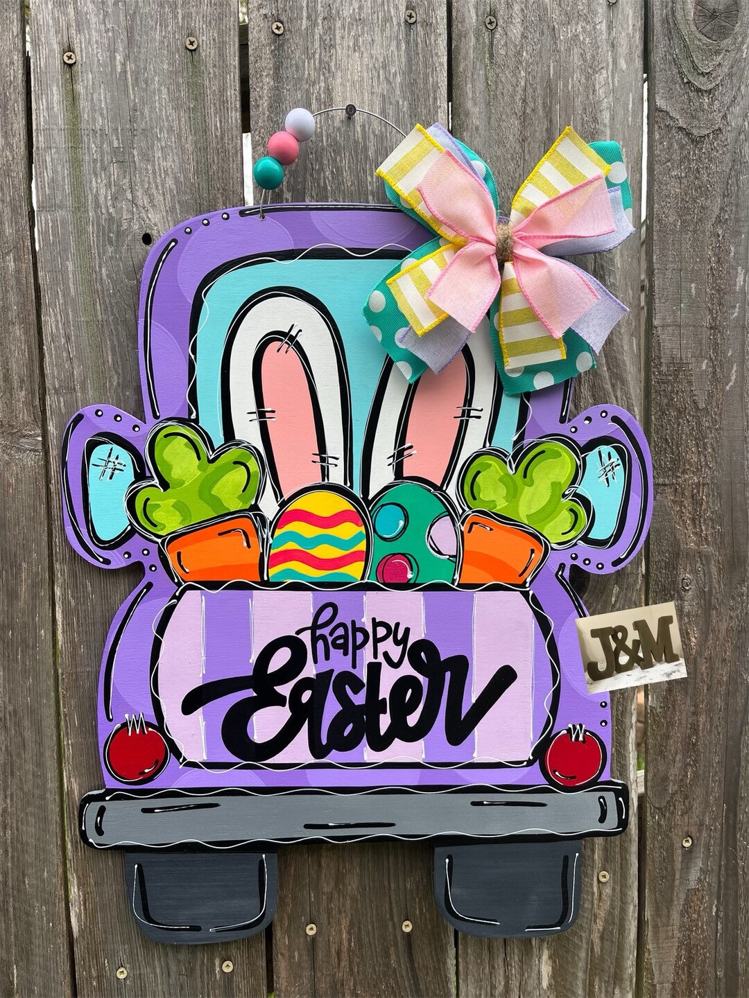 Happy Easter Truck Door Hanger - Etsy