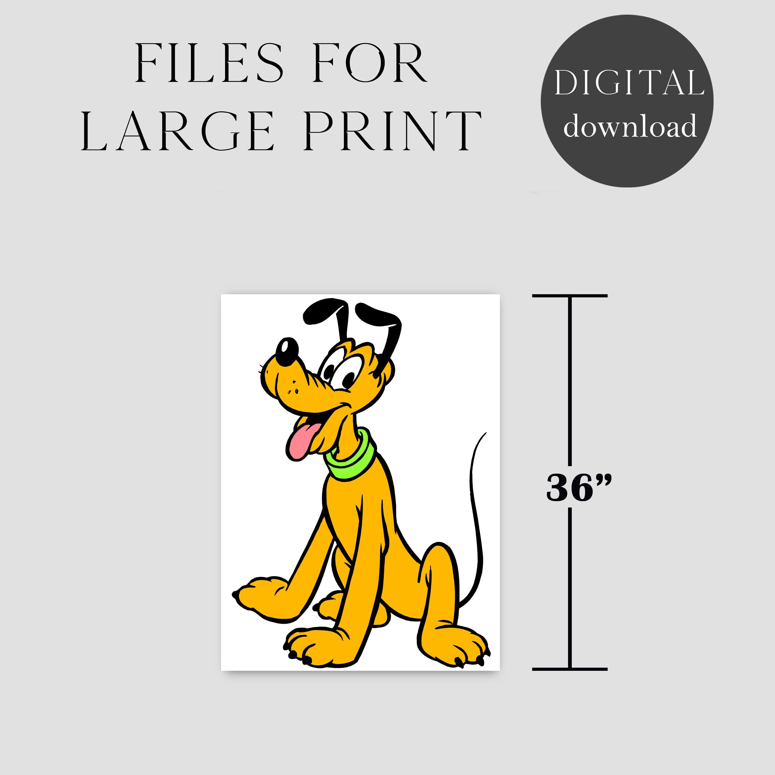 Pluto Mickey Mouse Goofy Minnie Mouse Dog Prop Standee, Lilo and Stitch ...