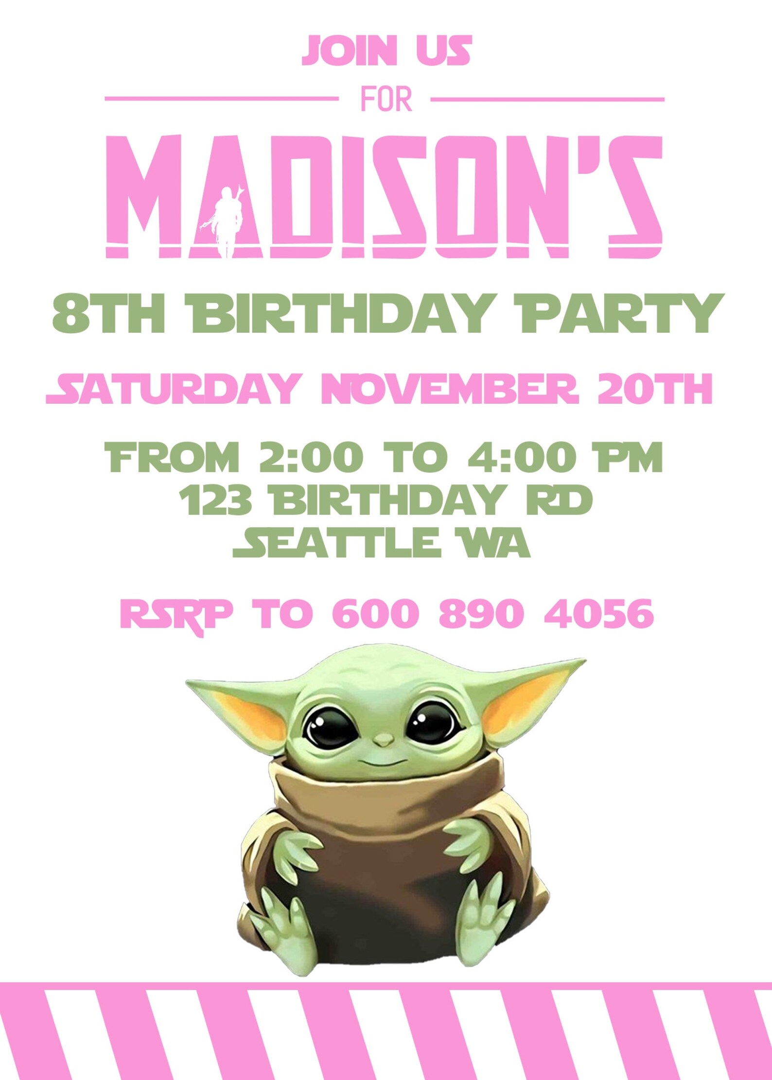 baby-yoda-birthday-party-mandalorian-invitation-pink-baby-etsy
