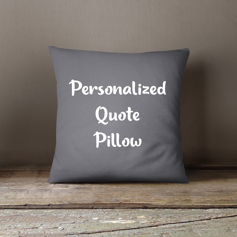 Quote Pillow - Etsy