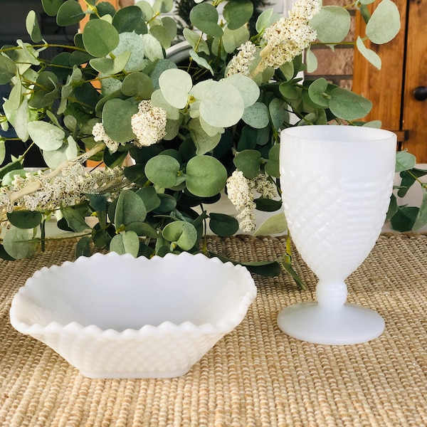 Milk Glass Diamond - Etsy