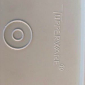 Vintage Tupperware Containers Pastel Blue Covers With Clear Bottoms ...