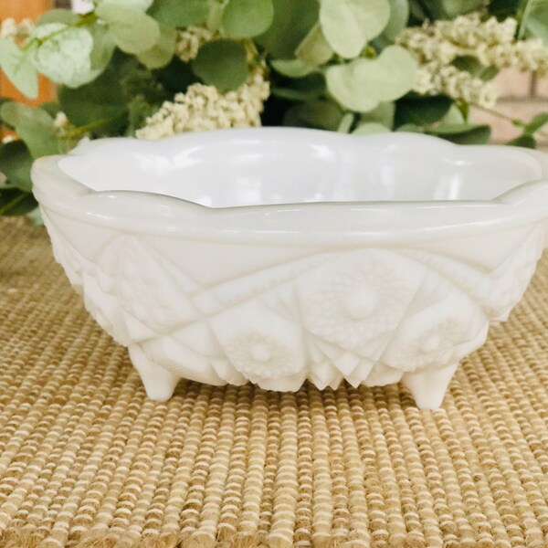 White Milk Glass - Etsy