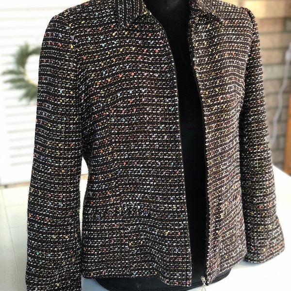 Tweed Jacket - Etsy