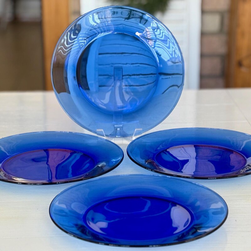Cobalt Blue Plate - Etsy