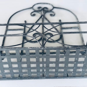 Vintage Metal Planter Box - Etsy