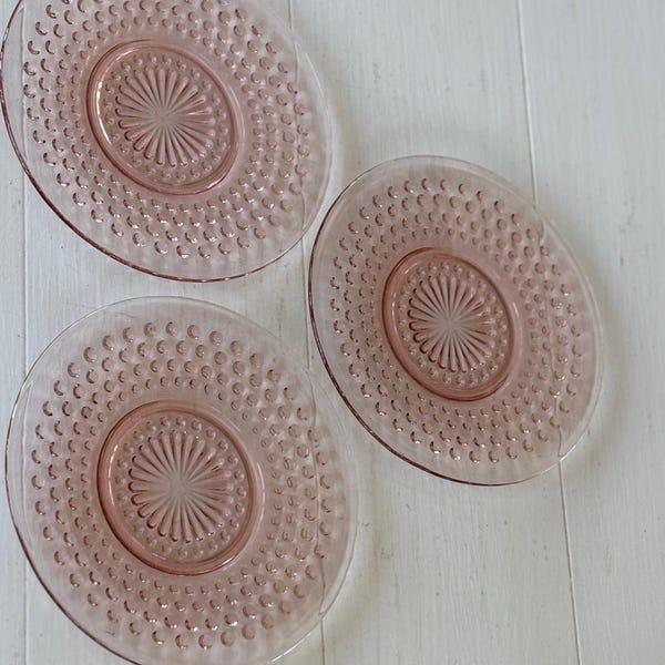 Vintage Pink Glass - Etsy