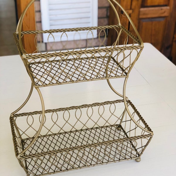 Vintage Metal Shelf - Etsy