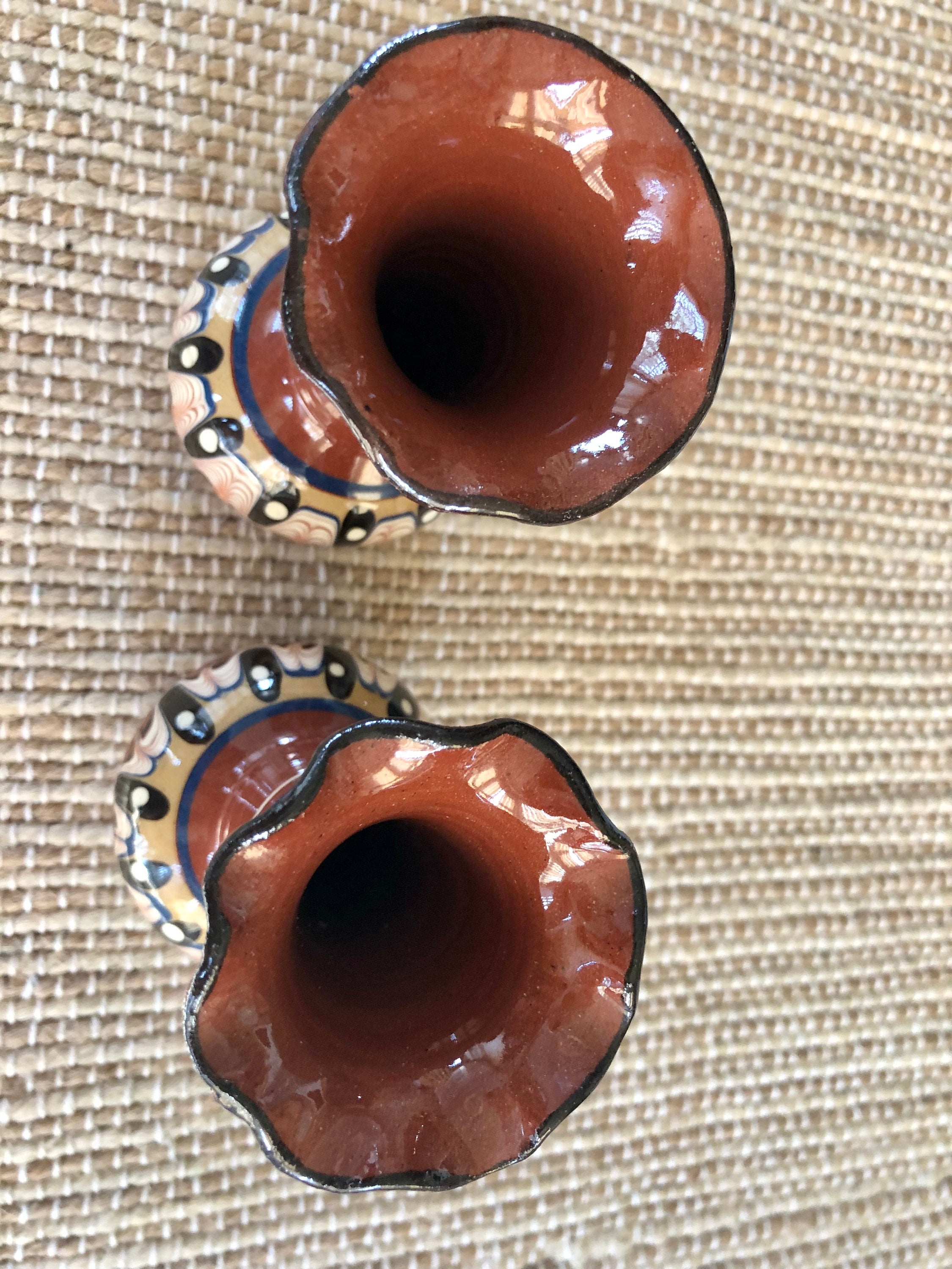 Vintage Bulgaria Vases (Troyan Bulgarian Handmade Pottery) Vases (set ...