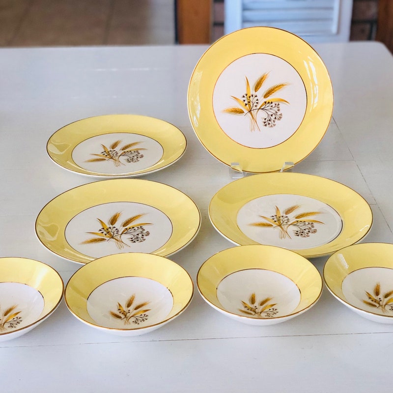 Wheat Pattern Dishes - Etsy