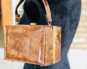 Vintage Box Purse - Etsy
