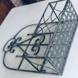 Vintage Metal Planter Box - Etsy