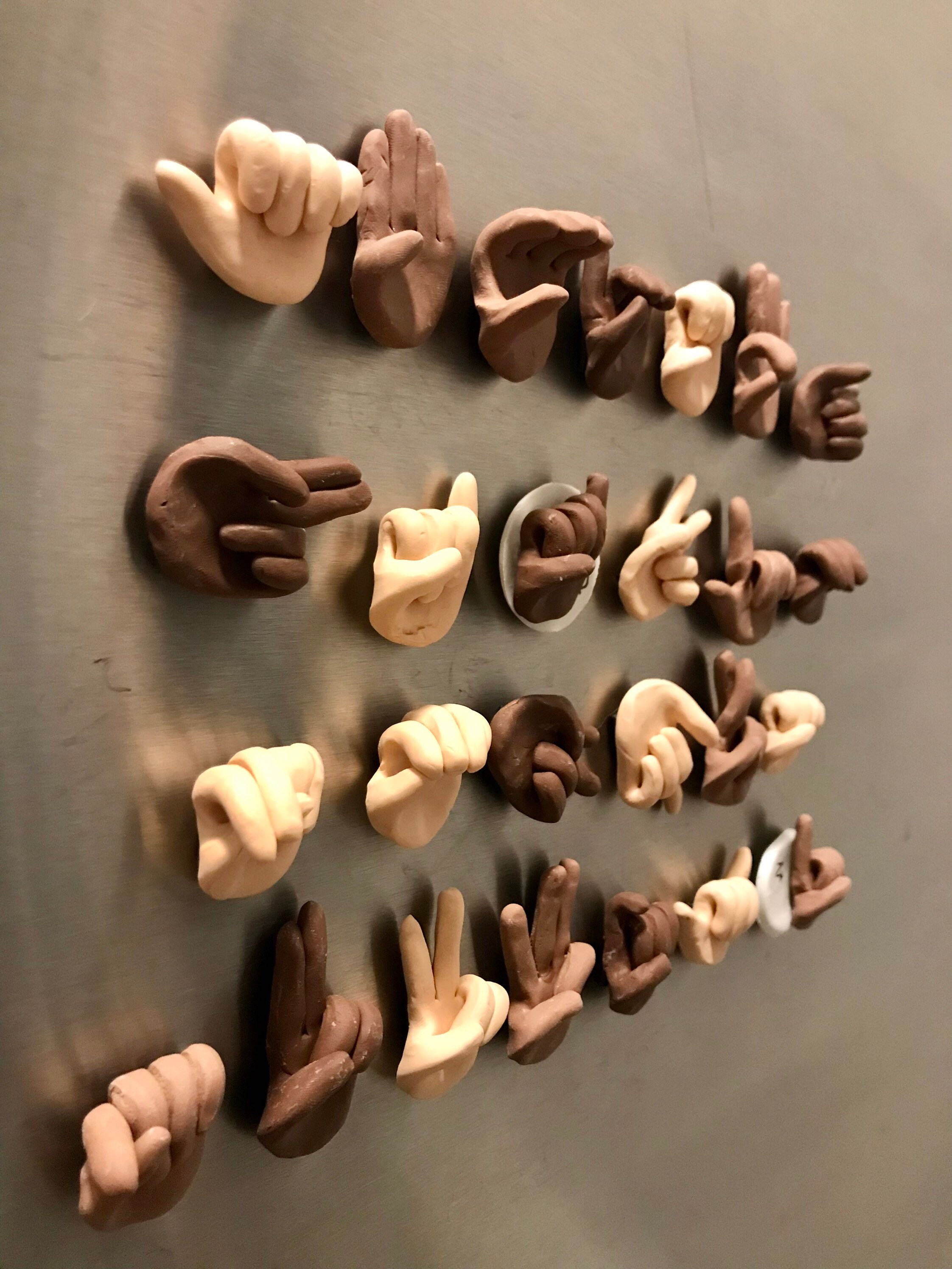 Colored ASL Alphabet - Etsy