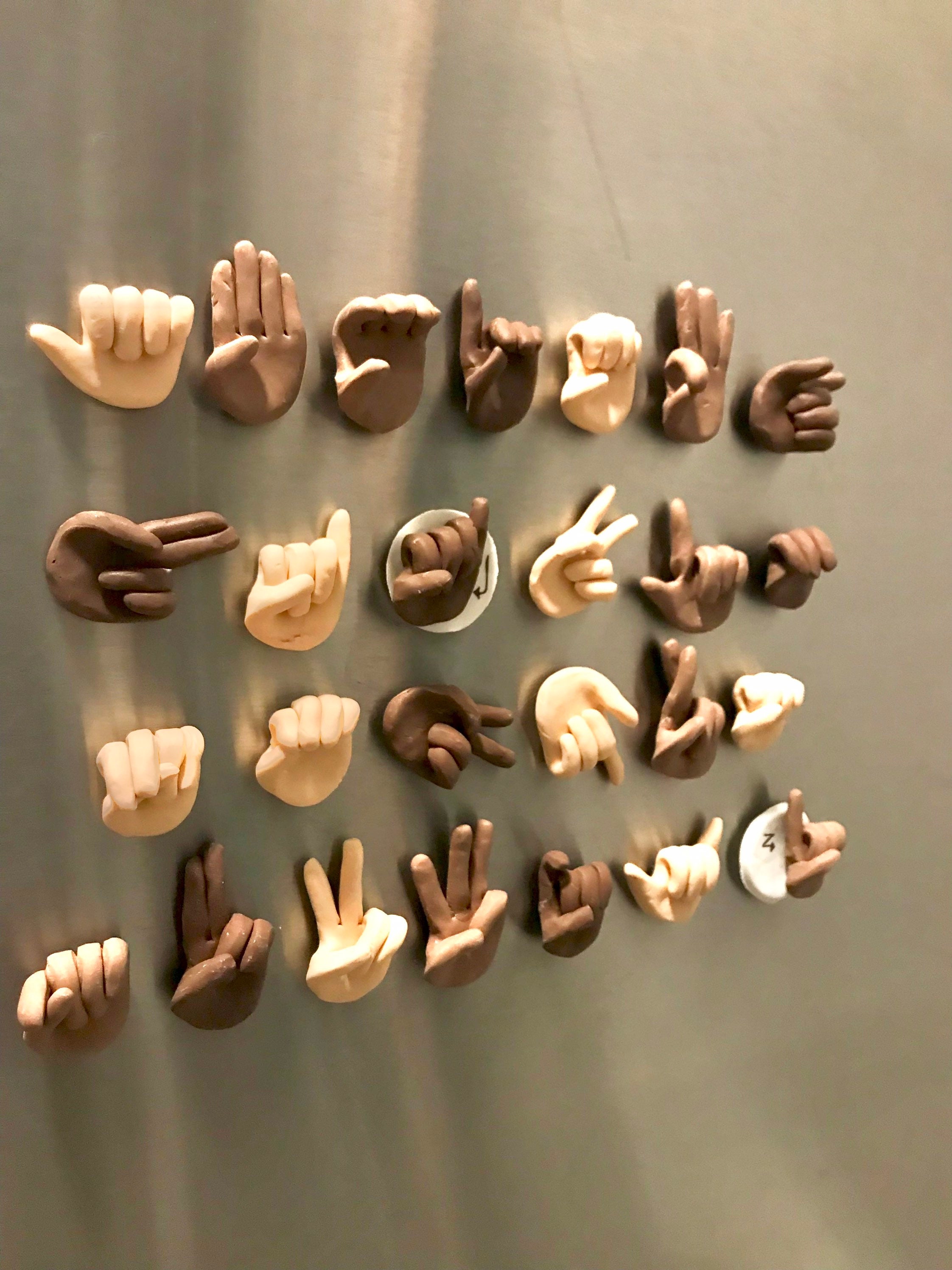 Colored ASL Alphabet - Etsy