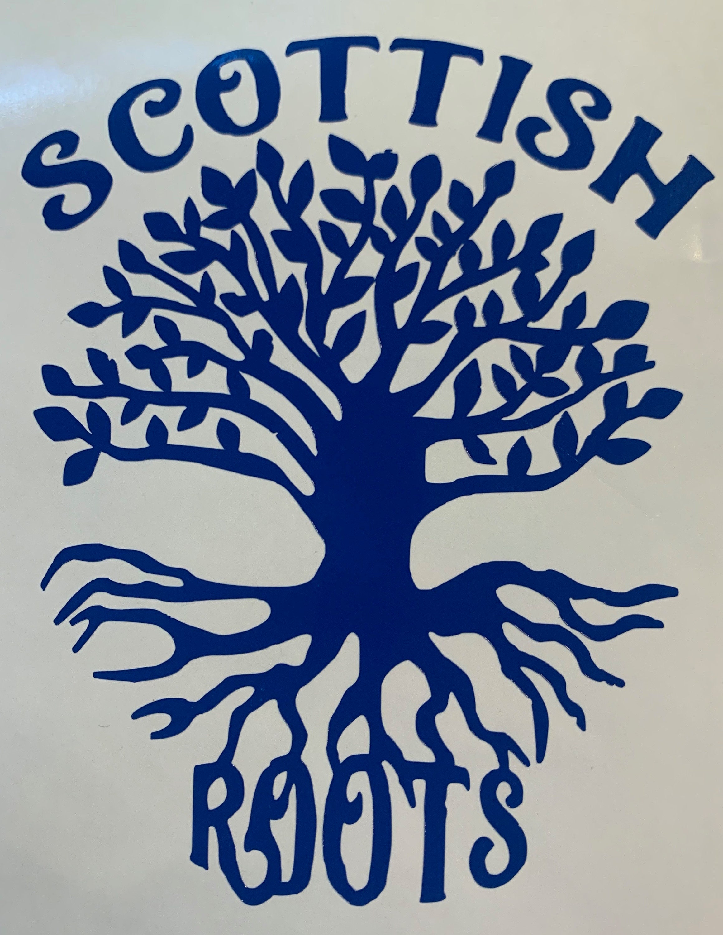 Scottish Roots Decal - Etsy