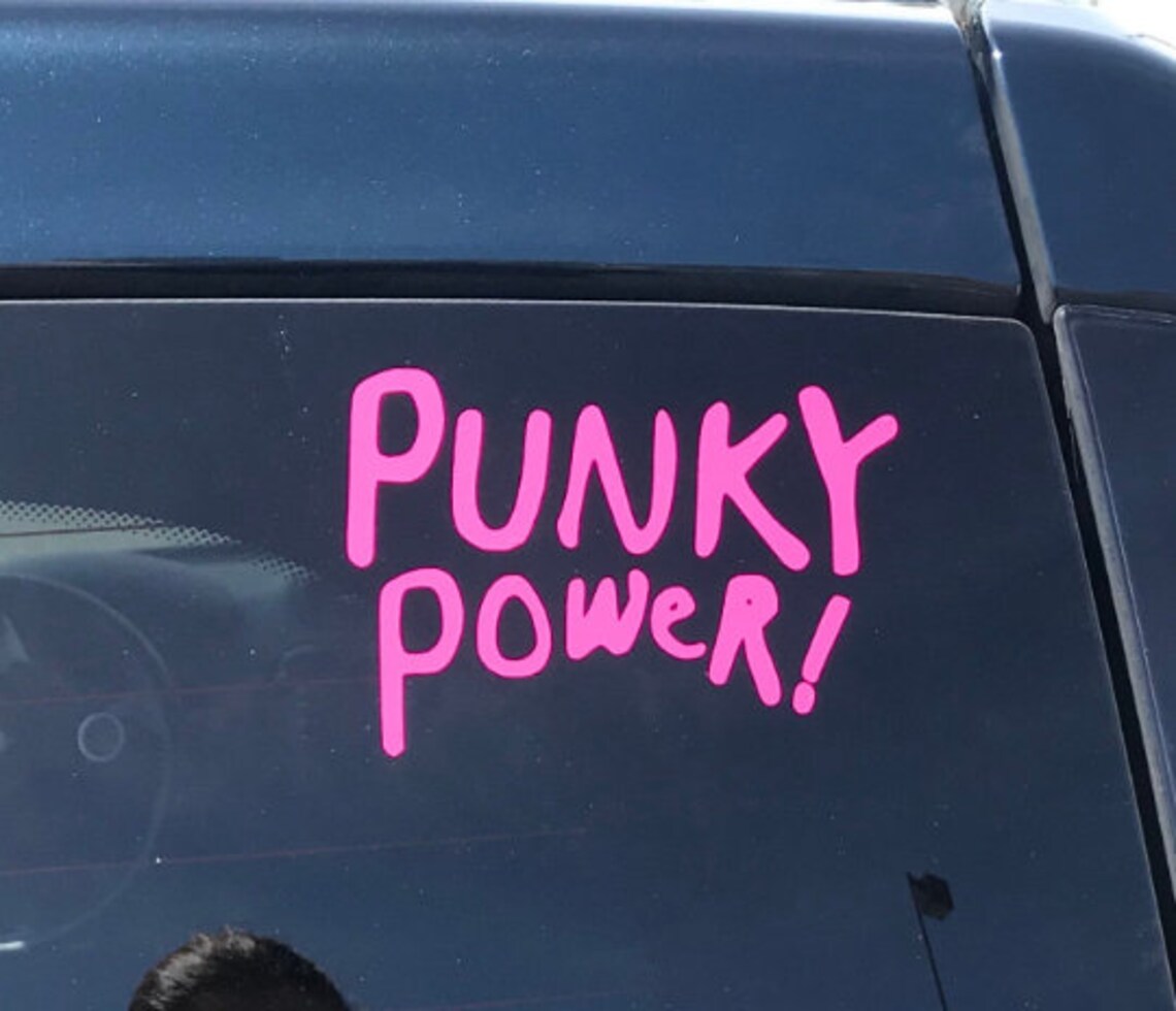 Punky Power Decal - Etsy