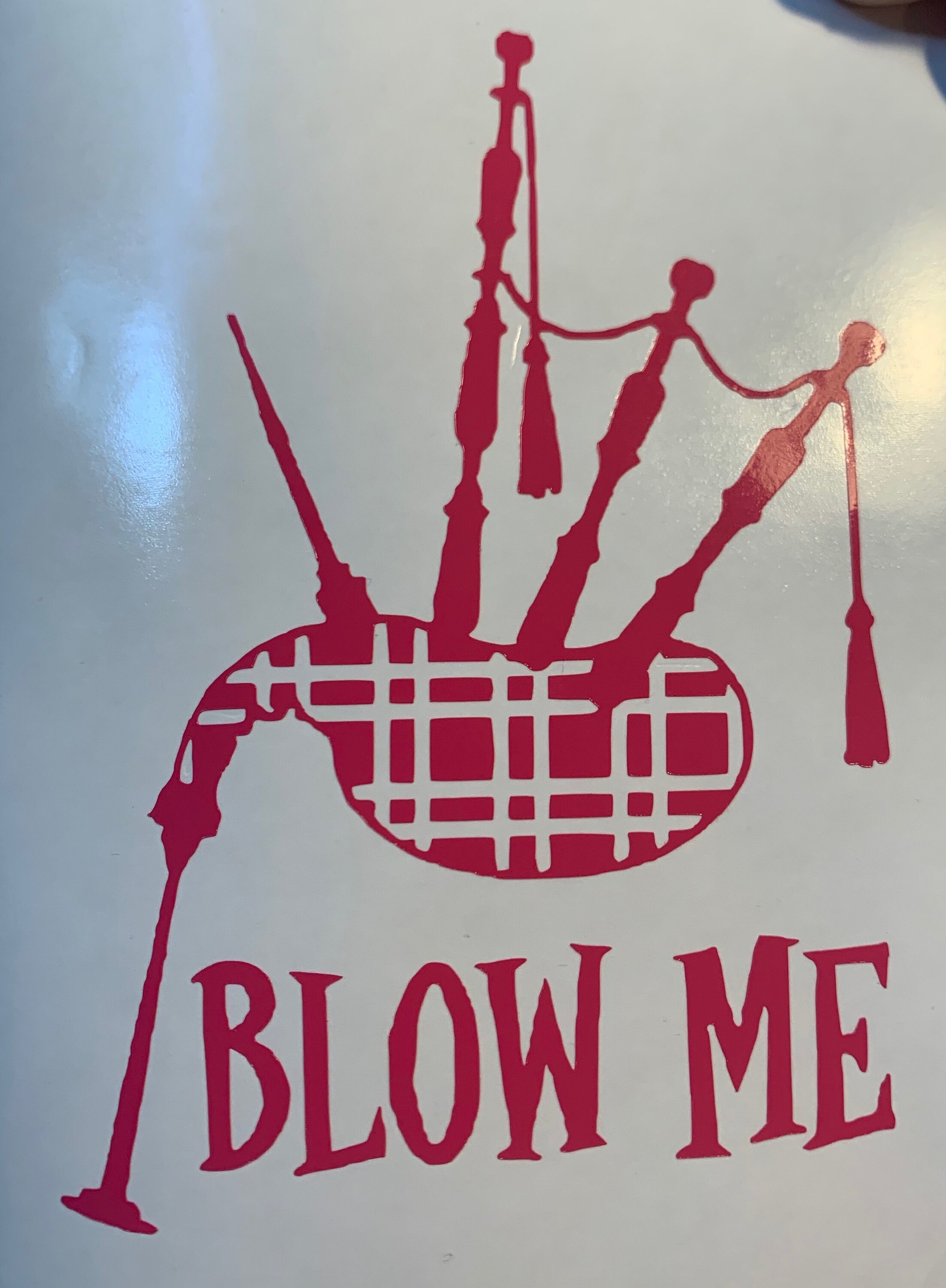 Blow Me Decal - Etsy