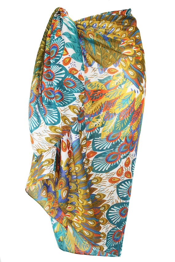Women Pareos Tropical Print Swimwear Sarongs Cover-ups - Etsy UK