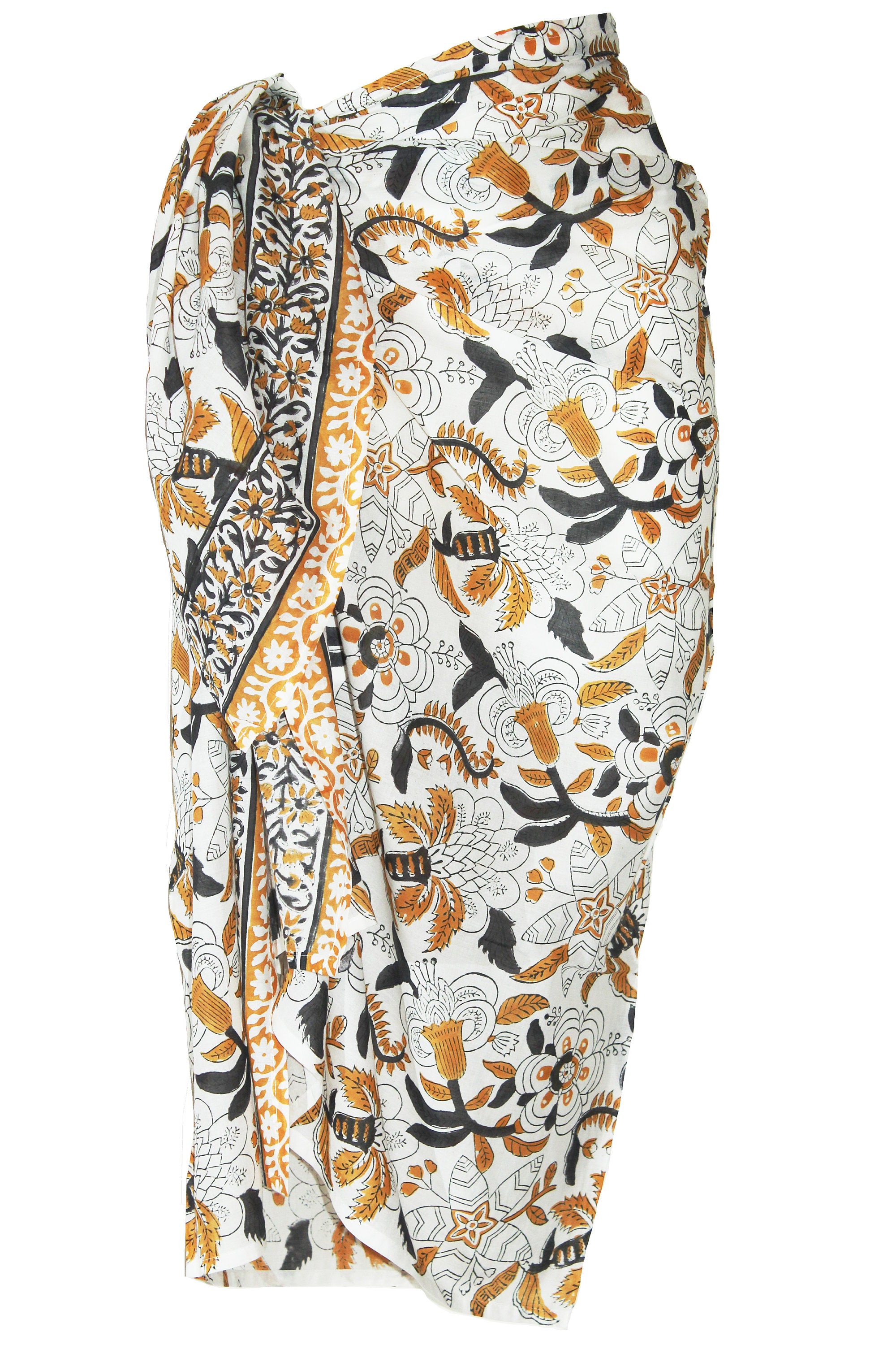 Women Pareos 100% Cotton Floral Kalamkari Batik Indian Hand - Etsy UK