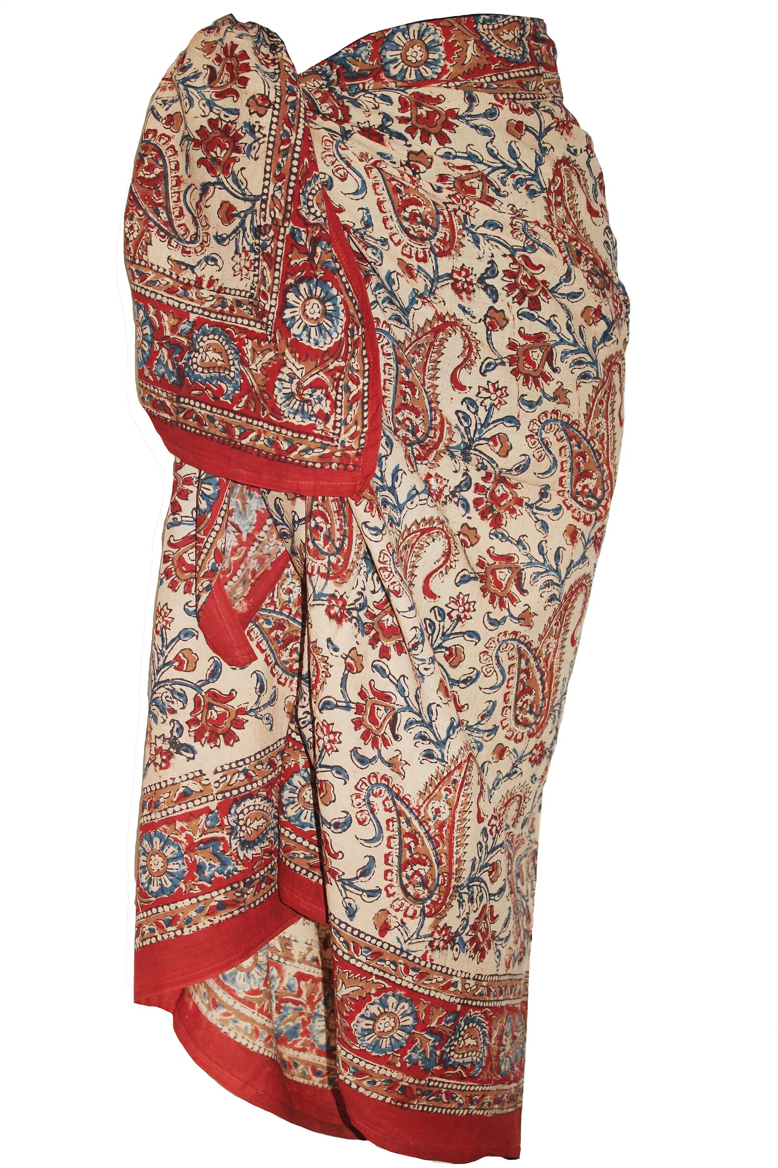 Women Pareos 100% Cotton Floral Kalamkari Batik Indian Hand - Etsy UK