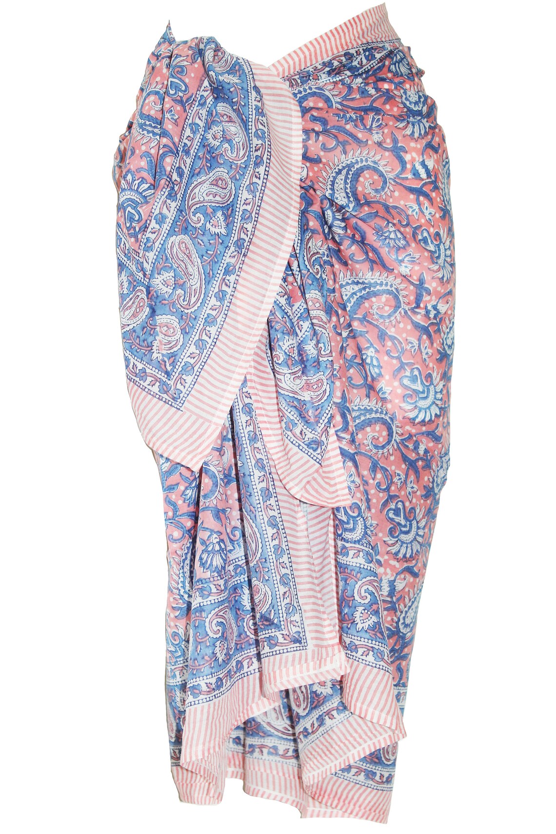 Women Pareos 100% Cotton Floral Kalamkari Batik Indian Hand - Etsy UK