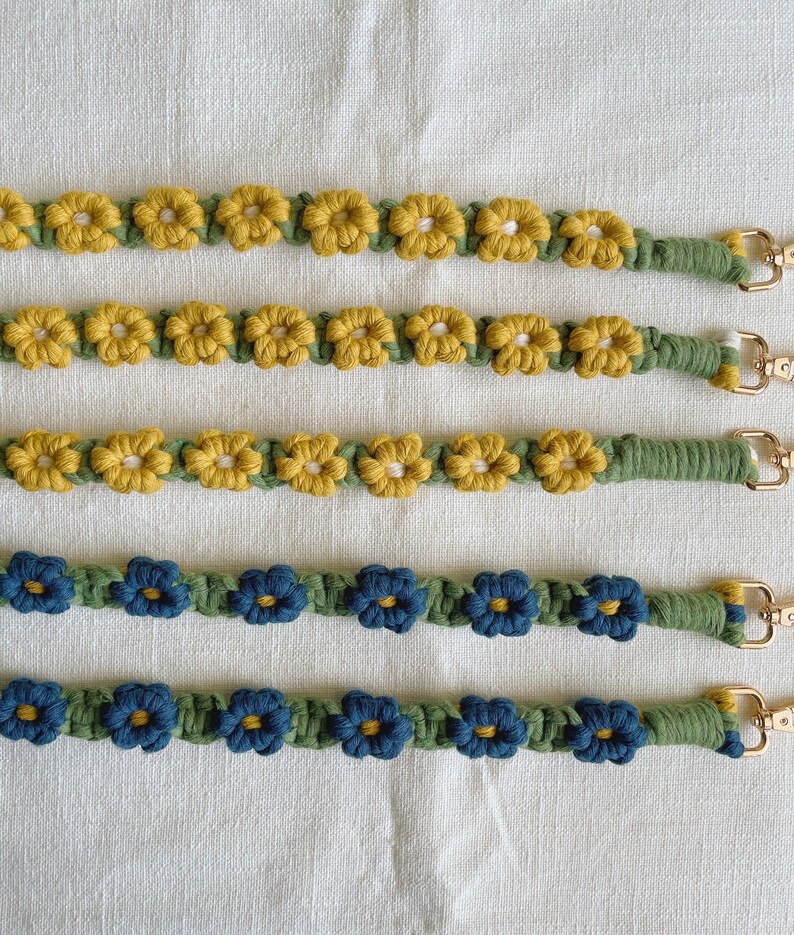 Macrame Water Bottle Holder With Flower Strap Tanbler Holder Hiking ...