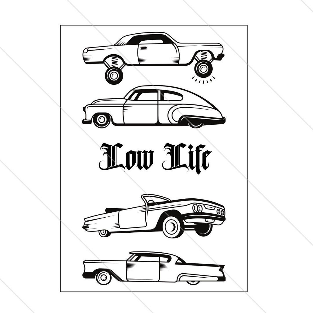 Low Life | Lowrider | SVG | PNG | - Etsy