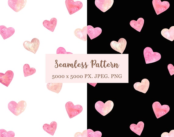 Pink Wedding Heart Clipart Black