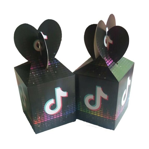 TIKTOK tik tok gitf party box loot candy favor gift for party | Etsy