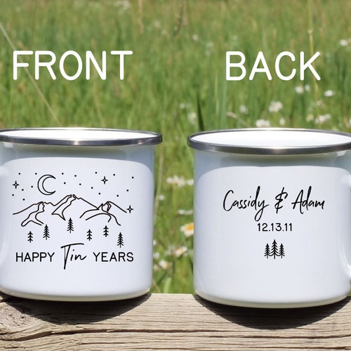 Tin Anniversary 10th Anniversary Gift - Etsy