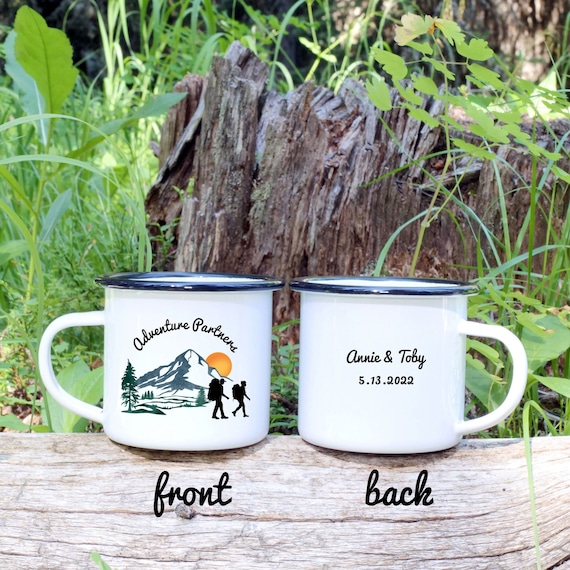 Adventure Partners Mug Custom Couple Engagement Wedding - Etsy