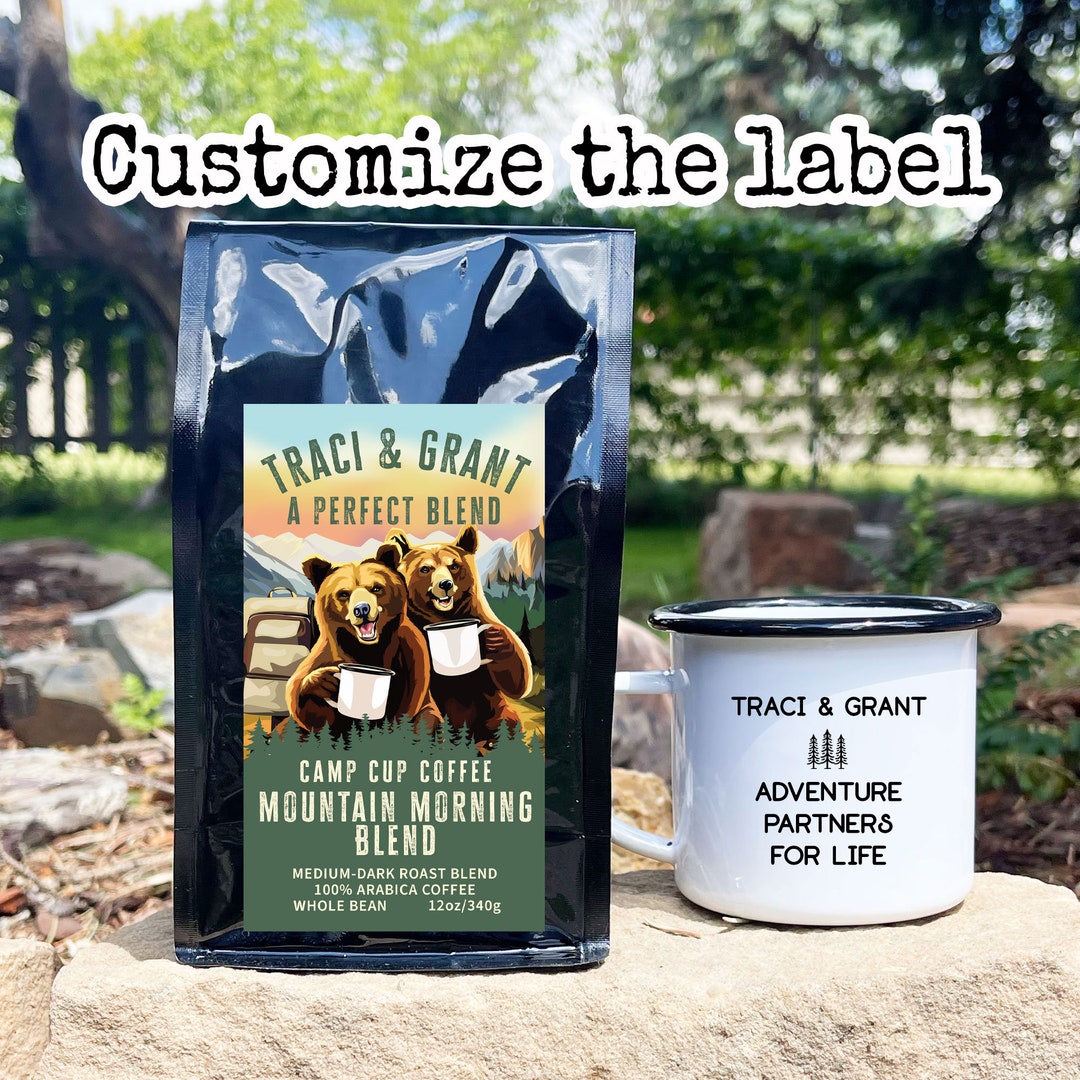 12oz Coffee • Customize the Bag • Medium-dark Roast Whole Bean Coffee ...