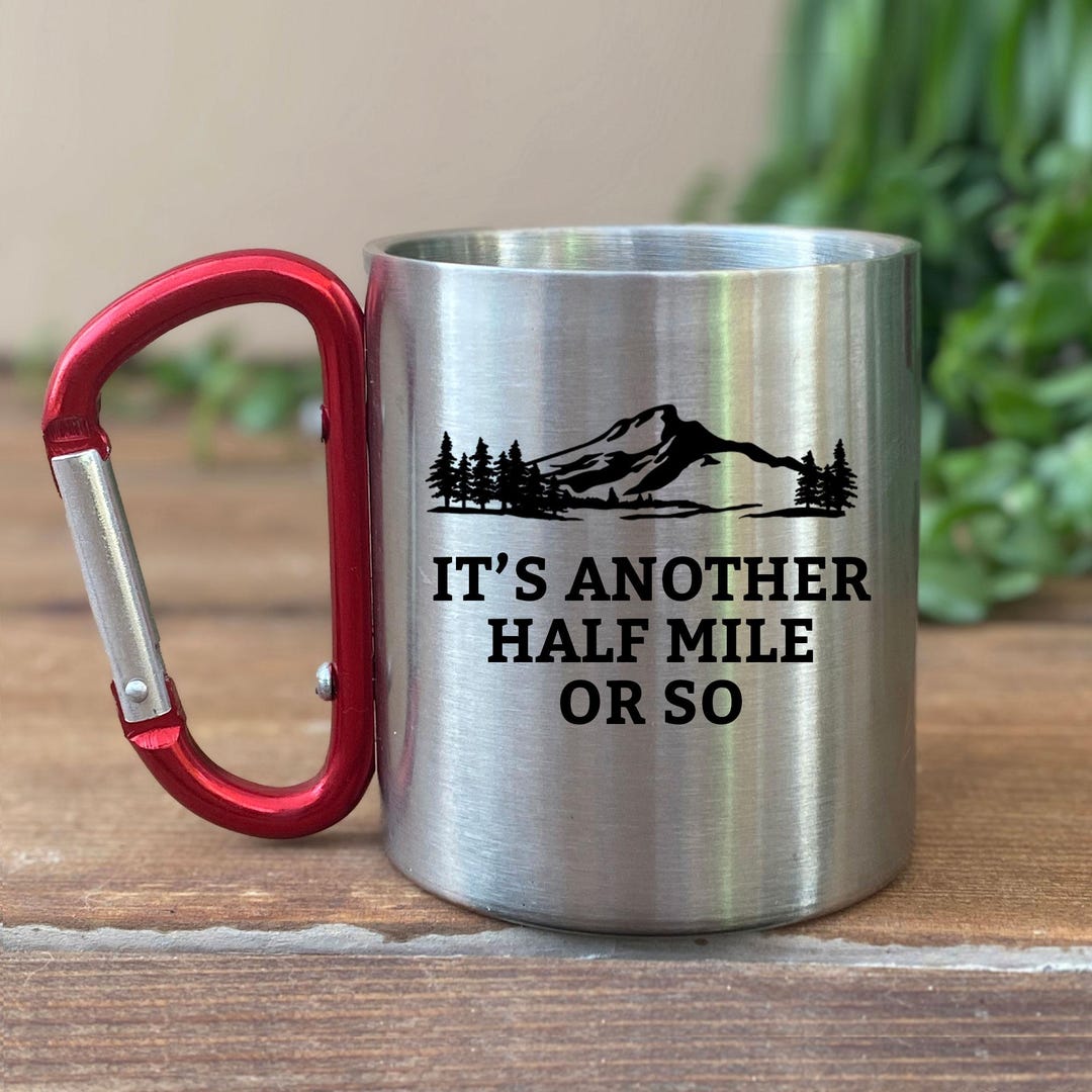 Personalized Hiker Mug, Trail Hiking Cup, Backpacker Mountain Climber ...